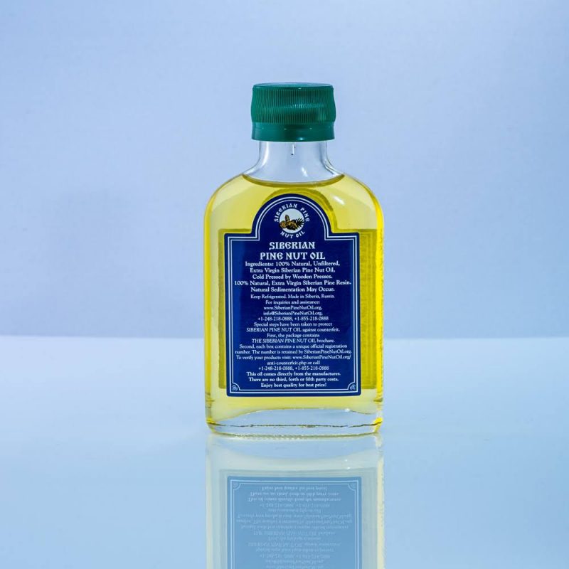 Siberian Pine Nut Oil Enriched with Pine Resin - 10% extract - Siberian ...