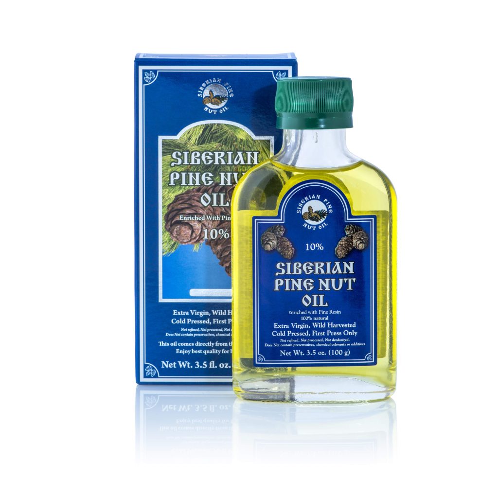 Siberian Pine Nut Oil Enriched with Pine Resin - 10% extract - Siberian ...