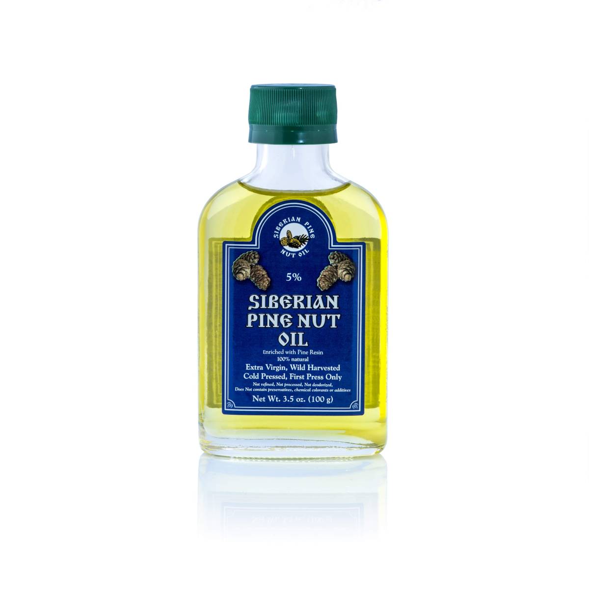 Siberian Pine Nut Oil Enriched with Pine Resin - 5% extract - Siberian ...